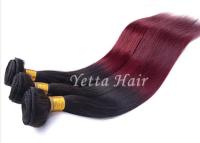 China No Lice Ombre Virgin Hair Extensions 100g Long Lasting Lustrous 12-30 Inch for sale
