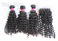 China 8A Brazilian Virgin Deep Wave Human Hair Bundles 100g Tangle Free No Shedding 10-30 Inch for sale