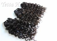 China Double Knots 100% Brazilian Virgin Human Hair Weft 8A Grade 100g Natural Color for sale