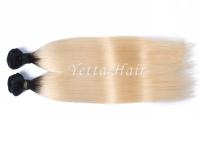 China 7A Grade Brazilian Remy Human Hair Ombre Extensions 12-30 Inch Straight Soft Smooth for sale