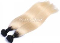 China 7A Grade Brazilian Remy Human Hair Ombre Extensions 12-30 Inch Straight Soft Smooth for sale