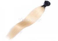 China 100% Virgin Remy Ombre Human Hair Extensions 12-30 Inch 6A Grade Black to Blonde for sale