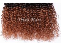 China Highlighted Deep Curly Remy Ombre Human Hair Extensions 12-30 Inch for Black Women for sale