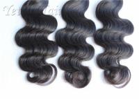 China Natural Black Soft Peruvian Body Wave Virgin Hair 12-30 Inch Weave for sale