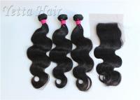 China Body Wave 100% Brazilian Virgin Hair Weft 100g Natural Black 8-40 Inch for sale