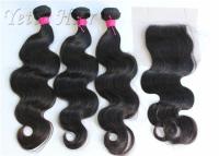 China 18 Inch Body Wave 100% Virgin Brazilian Hair Extensions Salon Grade 8A for sale