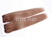 China Grade 8A Dark Brown Virgin Human Hair Extensions Silky Straight 100g 20 Inch Full Ends No Fiber for sale