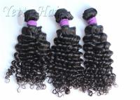 China 100% Peruvian Virgin Hair Deep Wave Wet and Wavy Weave with Closure 12-30 Inch 7A Grade No Shedding No Tangle for sale