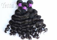 China Loose Curly Wet and Wavy Peruvian Virgin Human Hair Weave 12-30 Inch 100g for sale