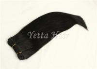 China Virgin Brazilian Straight Human Hair Weave Extensions 12-30 Inch 100g No Tangle for sale