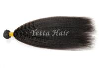 China Kinky Straight Peruvian Human Hair Weave 12-30 Inch 100g No Shedding Tangle Free for sale