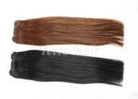 China Double Wefted 100 Virgin Human Hair Extensions No Shedding 12-30 Inch for sale