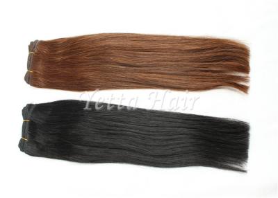 China Double Wefted 100 Virgin Human Hair Extensions No Shedding 12-30 Inch for sale