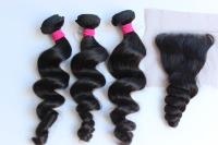 China Wet And Wavy Weave Virgin  Human Hair Extensions Can Be Bleached for sale