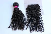 China Virgin Brazilian Kinky Curly Human Hair Extensions 100g 12-30 Inch for Black Women for sale