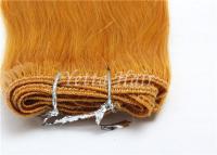 China Double Drawn 100% Brazilian Virgin Human Hair Extensions 12-30 Inch Silky Straight for sale