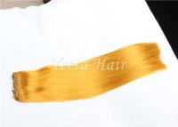 China Double Drawn 100% Brazilian Virgin Human Hair Extensions 12-30 Inch Silky Straight for sale
