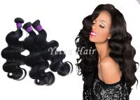 China Double Weft Peruvian Weaving Hair / Smooth Soft Clean Virgin Hair for sale
