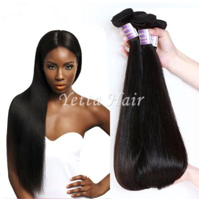China 100% Virgin Peruvian Straight Hair Weave 20 Inch 3 Pieces No Smell Durable for sale