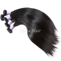 China 100% Virgin Peruvian Straight Hair Weave 20 Inch 3 Pieces No Smell Durable for sale