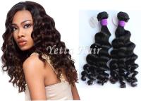 China Loose Curly Wet and Wavy Peruvian Virgin Human Hair Weave 12-30 Inch 100g for sale