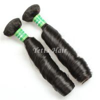 China Smooth Thick Peruvian Remy Hair Extensions Aunty Funmi Spiral Curl for sale