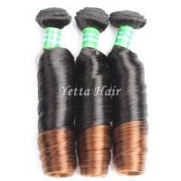 China 7A Virgin Peruvian Brown Human Hair Weave 3 Pieces 95-100g Soft No Mixture for sale