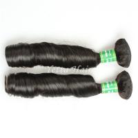 China Dyeable 12'' - 24'' Real Peruvian Human Hair  Weave Lustrous No Tangle for sale