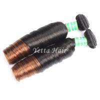 China Ombre Peruvian Human Hair Weave 18 20 Inch 100% Virgin No Lice No Shedding Can Be Dyed Bleached for sale
