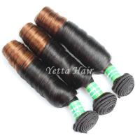 China 7A Peruvian Virgin Hair Spiral Curl 100g Human Hair Weave 12-24 Inch Ombre for sale