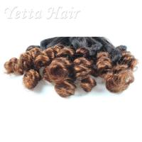 China Funmi Virgin Remy Indian Human Hair Two Tone Natural Extensions 100g 8-18inch for sale