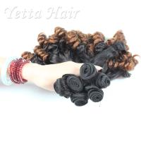 China 9A Grade Indian Funmi Virgin Human Hair Curly Remy Hair Extensions 16 Inch 100g for sale