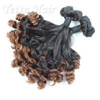 China 9A Grade Indian Funmi Virgin Human Hair Curly Remy Hair Extensions 16 Inch 100g for sale