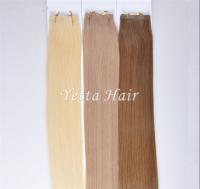 China 20 Inch Pre Bonded Virgin Hair Extensions Silky Straight 100% Human Hair 40g for sale