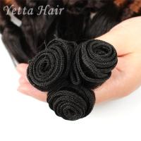 China 100% Virgin Brazilian Hair Weft 16 Inch Ombre Spiral Curl Double Weft for sale