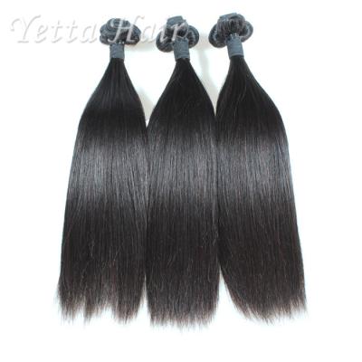 China Natural Black Funmi Virgin Hair Straight Remy Hair Weave 8-18 Inch 3.5oz for sale