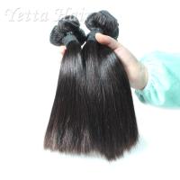 China Short Double Drawn Funmi Virgin Hair Silky Straight Tangle Free 8-18 inch 100g for sale