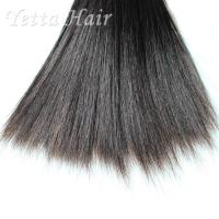 China 20 Inch Funmi Virgin Hair Straight Peruvian Hair Extensions 9A Grade 100g Bundle for sale
