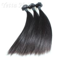 China 20 Inch Funmi Virgin Hair Straight Peruvian Hair Extensions 9A Grade 100g Bundle for sale