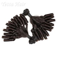 China Spiral Curl Funmi Virgin Human Hair Extensions 8-18 Inch 100g No Foul Odor for sale
