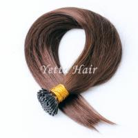 China 24 Inch Pre Bonded I Tip Hair Extensions 100% Remy Human Hair 1g per Strand for sale