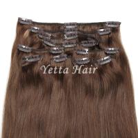 China Dark Brown Pre Bonded Dip Dye Hair Extensions 100g 22 Inch Remy Human Hair for sale