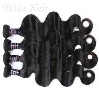 China 7A Grade 100 Indian Human Hair Weave Body Wave Natural Color 8-40 Inch Virgin Remy Hair Extensions for sale