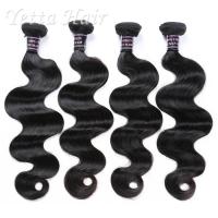 China 7A Grade 100 Indian Human Hair Weave Body Wave Natural Color 8-40 Inch Virgin Remy Hair Extensions for sale