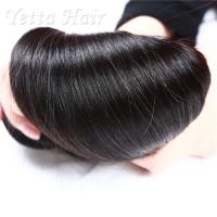 China Dyeable Double Wefted Real Indian Human Hair Weave 100g 18 Inch Silky Virgin Remy for sale