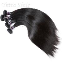 China Dyeable Double Wefted Real Indian Human Hair Weave 100g 18 Inch Silky Virgin Remy for sale