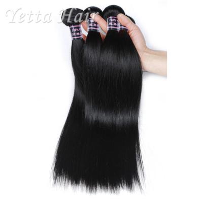 China 100% Virgin Indian Remy Human Hair Weave 8-30 Inch Silky Straight Natural Black No Tangle for sale