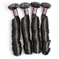 China Romance Curl Indian Remy Wet and Wavy Human Hair Weave 100g per Bundle 7A Grade for sale