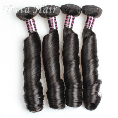 China Romance Curl Indian Remy Wet and Wavy Human Hair Weave 100g per Bundle 7A Grade for sale