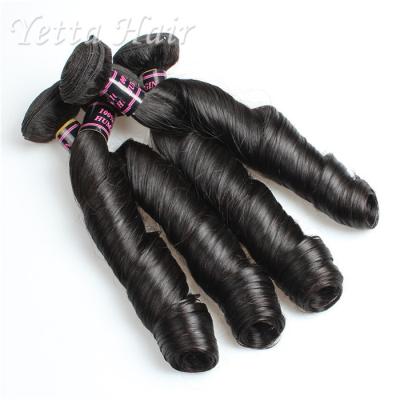 China 12-30 Inch Indian Virgin Human Hair Weave Egg Curl No Chemical Tangle Free for sale